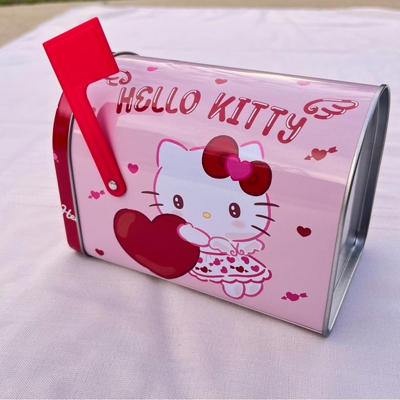 Hello Kitty | Other | Hello Kitty Tin Mailbox Valentines Day Sanrio 225 ...